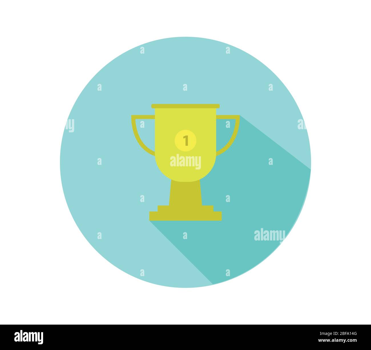 trophy icon illustrated in vector on white background Stock Vector ...
