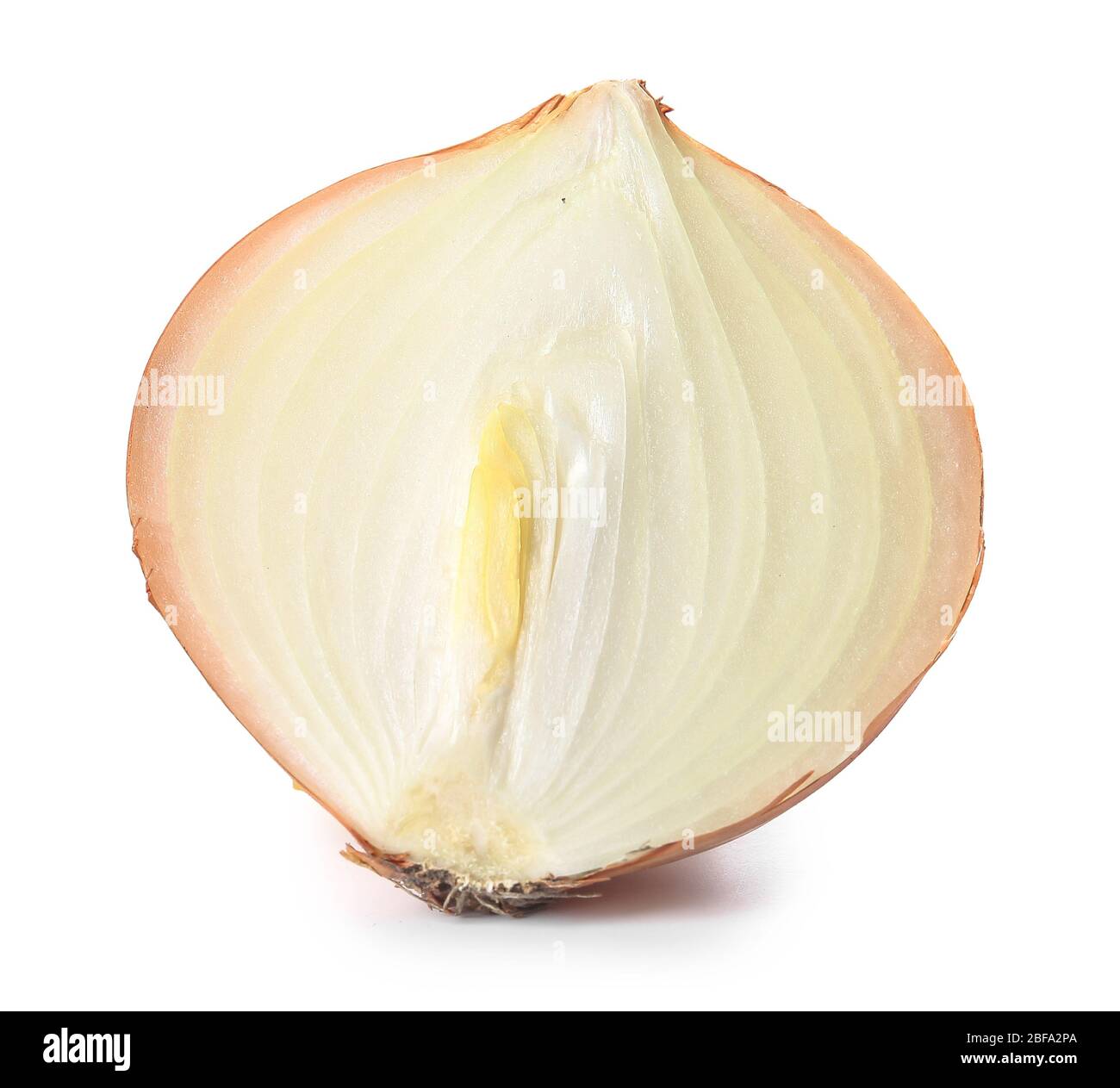Fresh raw onion on white background Stock Photo - Alamy