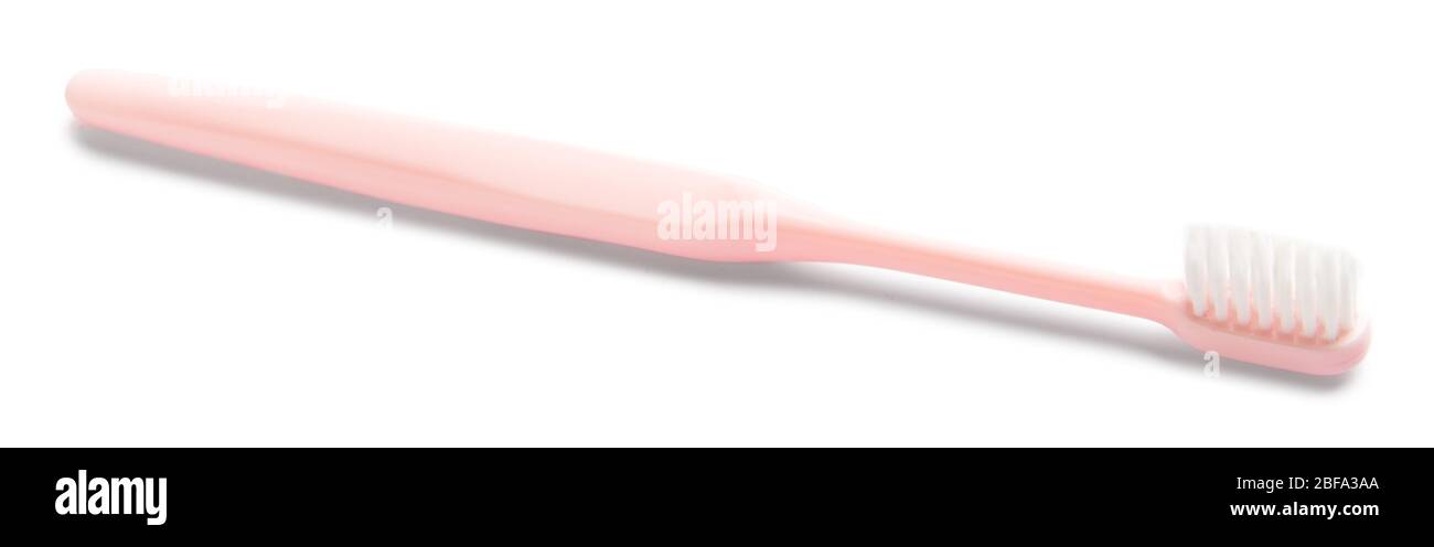 Tooth brush on white background Stock Photo - Alamy