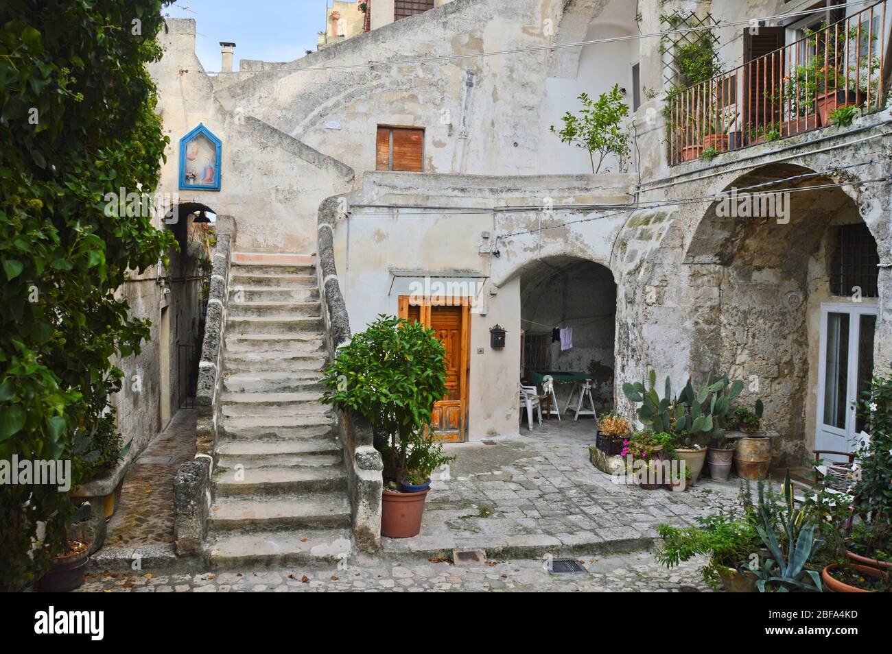 A picturesque house in Matera, Italy Stock Photo - Alamy
