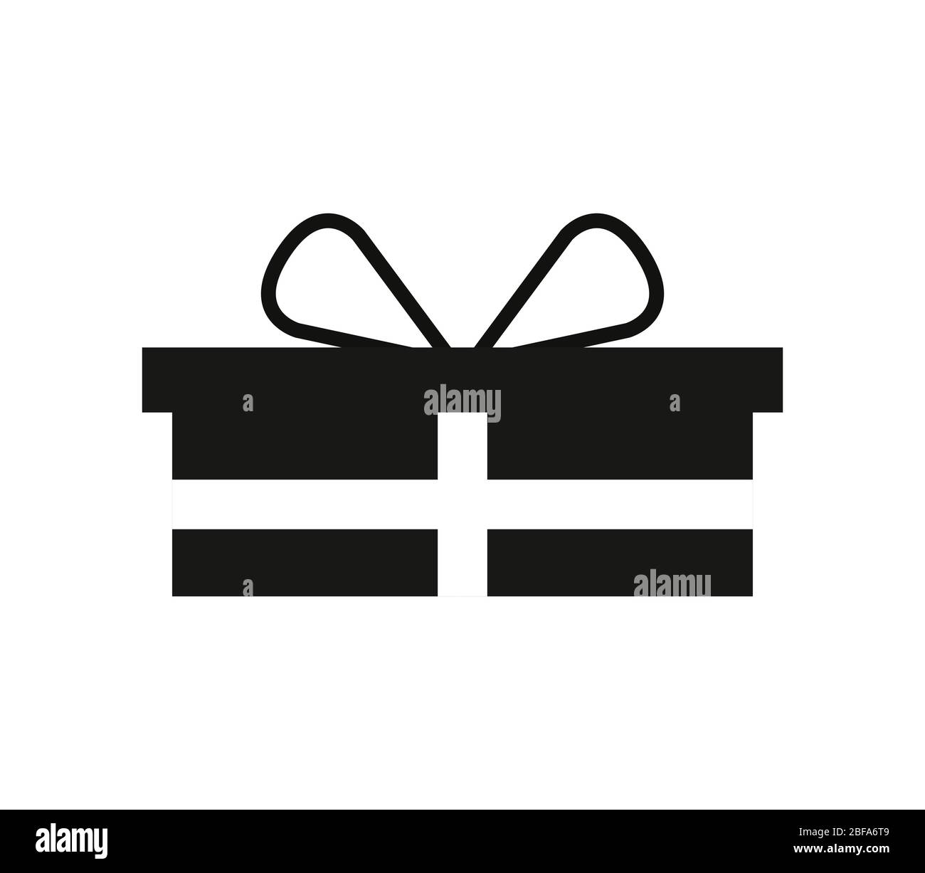 gift pack icon illustrated in vector on white background Stock Vector ...