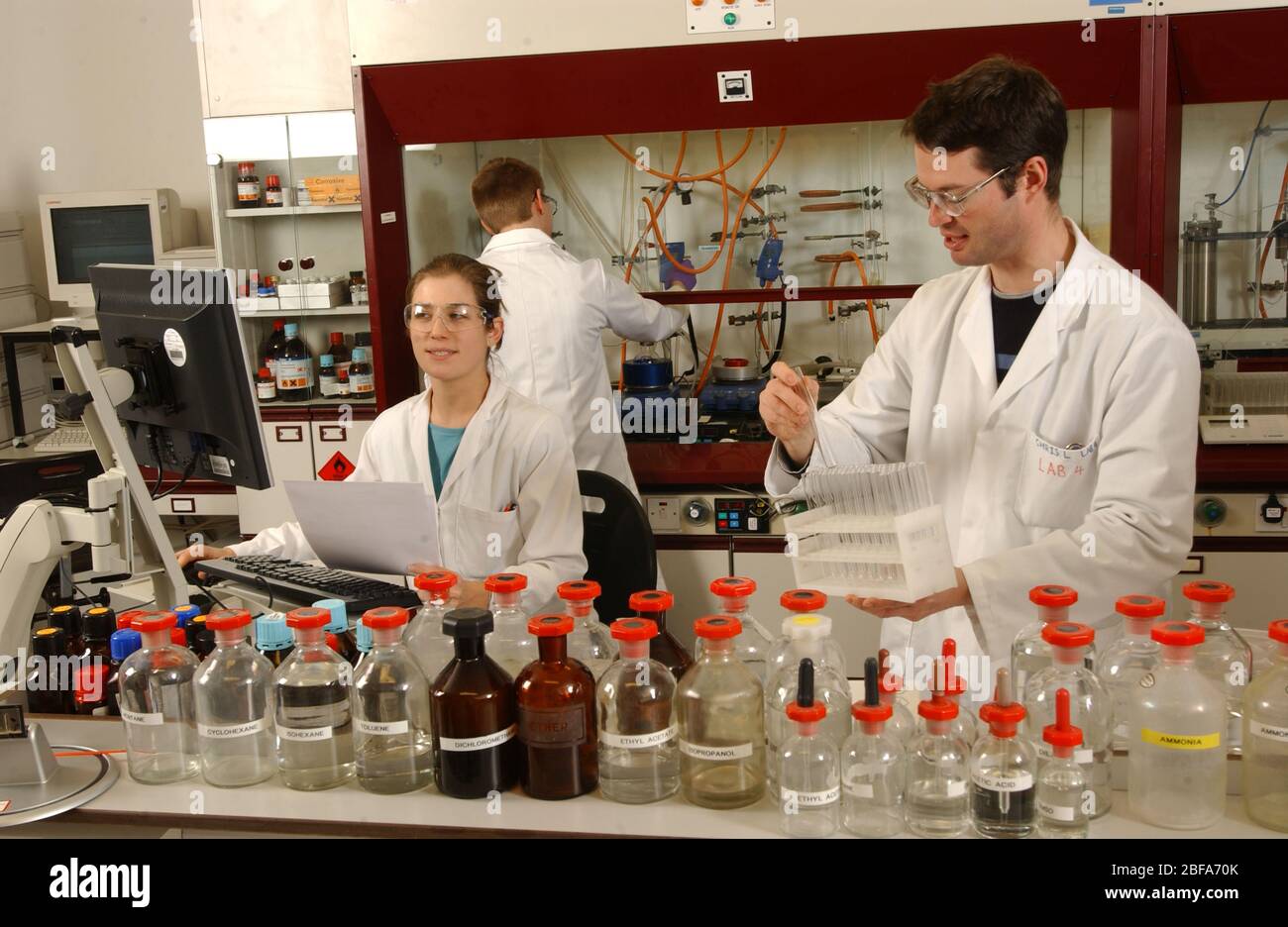 Laboratory technicians hard at work Stock Photo - Alamy