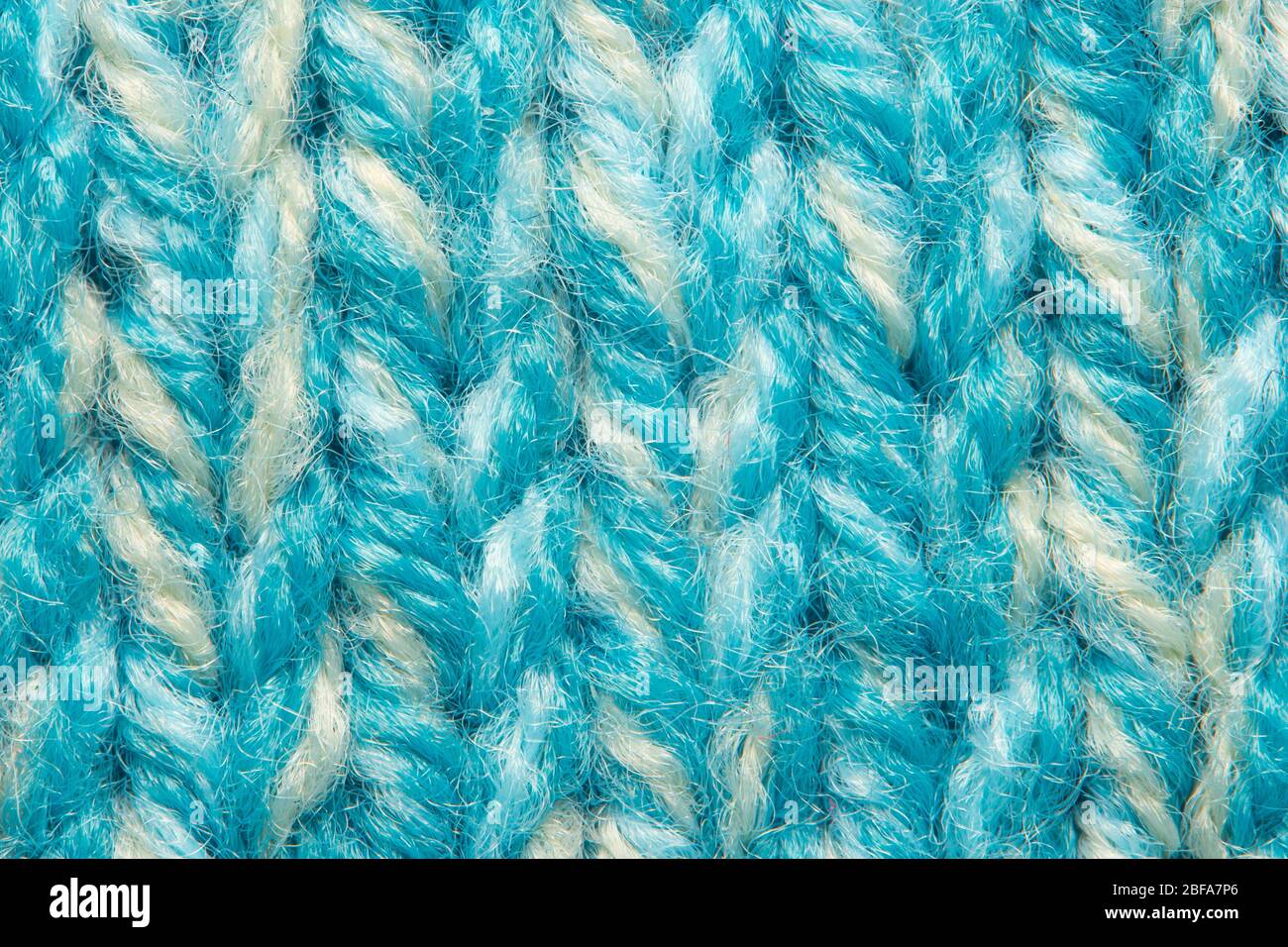 Blue knit sweater texture macro background Stock Photo - Alamy