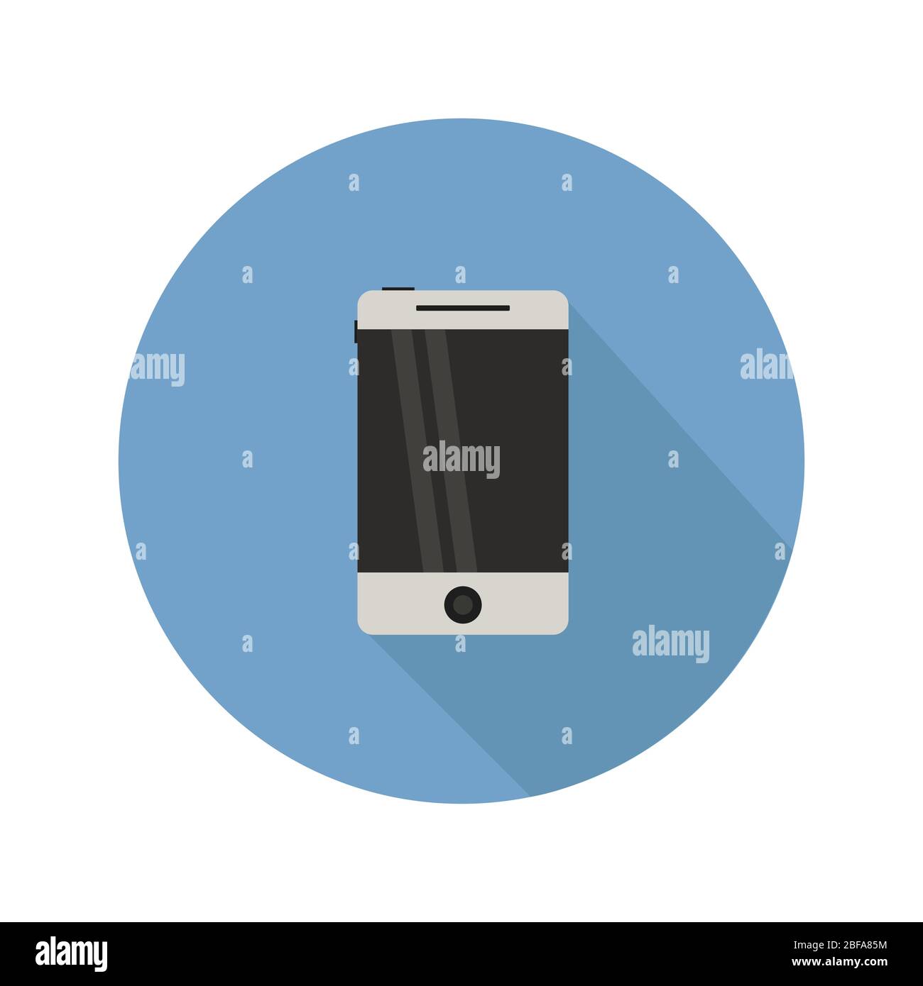 smarthphone icon illustrated in vector on white background Stock Vector ...