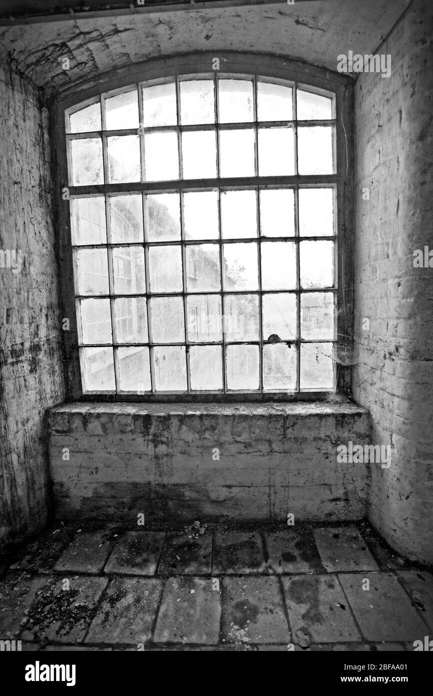 Old factory roof Black and White Stock Photos & Images - Alamy