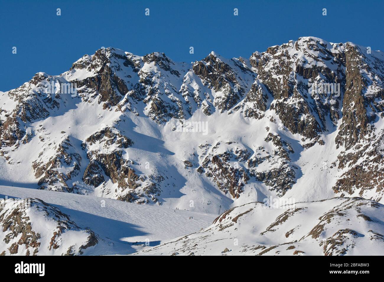 Austria, ski resort stubaier glacier Stock Photo - Alamy