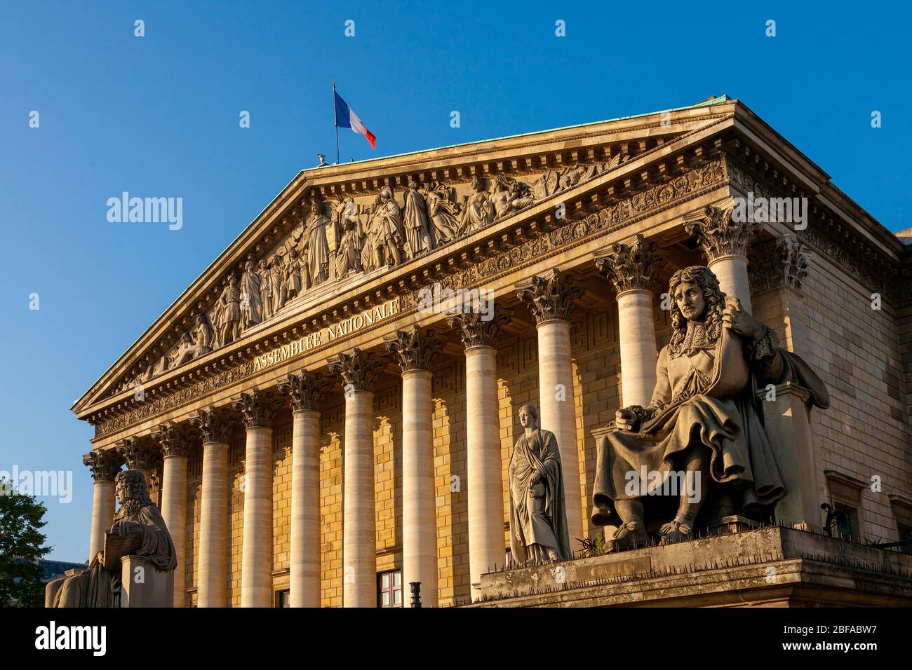 Palais bourbon facade hi-res stock photography and images - Alamy