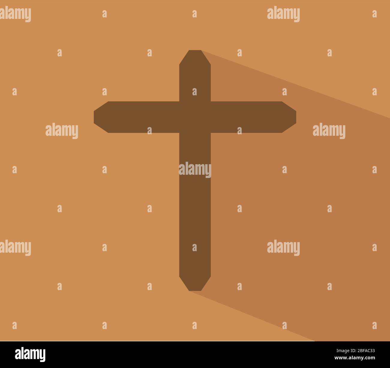 cross icon illustrated in vector on white background Stock Vector Image ...