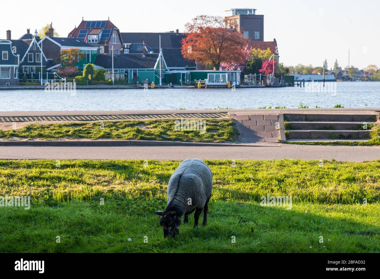 Old dutch houses in old dutch village, holland the netherlands Stock ...