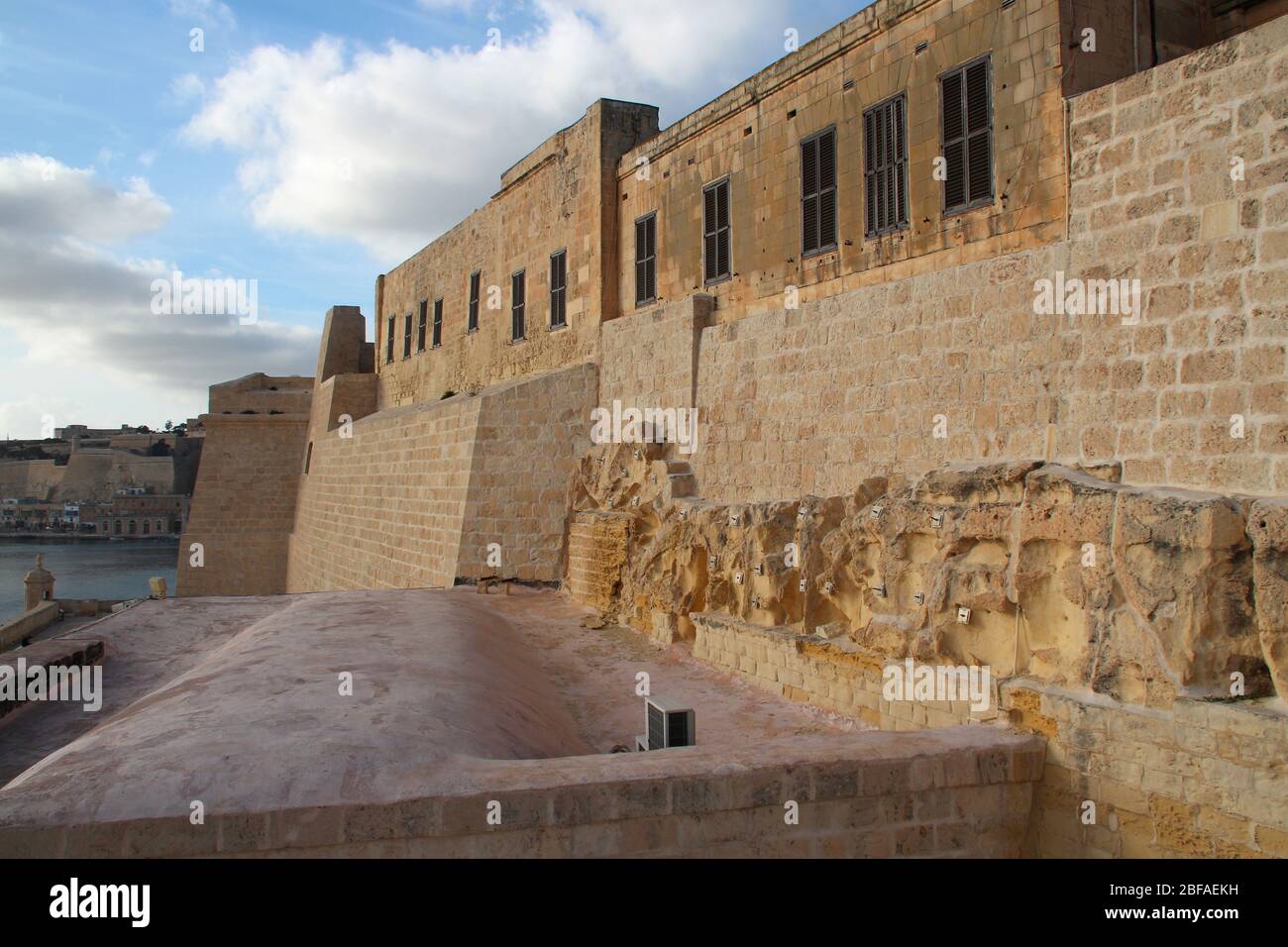 st angel fort in vittoriosa in malta Stock Photo - Alamy