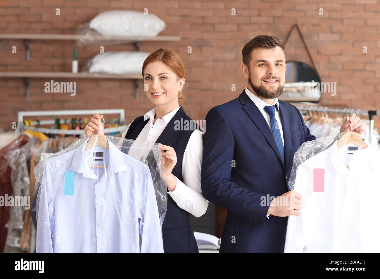 Male Laundry Workers High Resolution Stock Photography and Images - Alamy