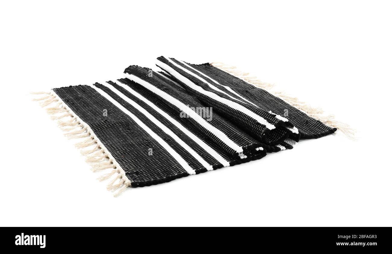 Clean carpet on white background Stock Photo - Alamy