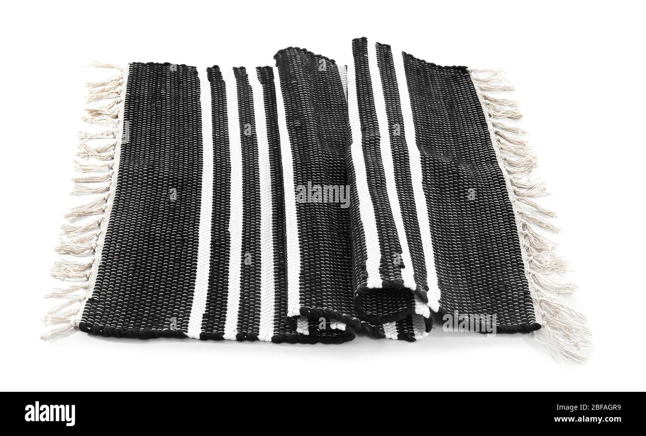 Clean carpet on white background Stock Photo - Alamy