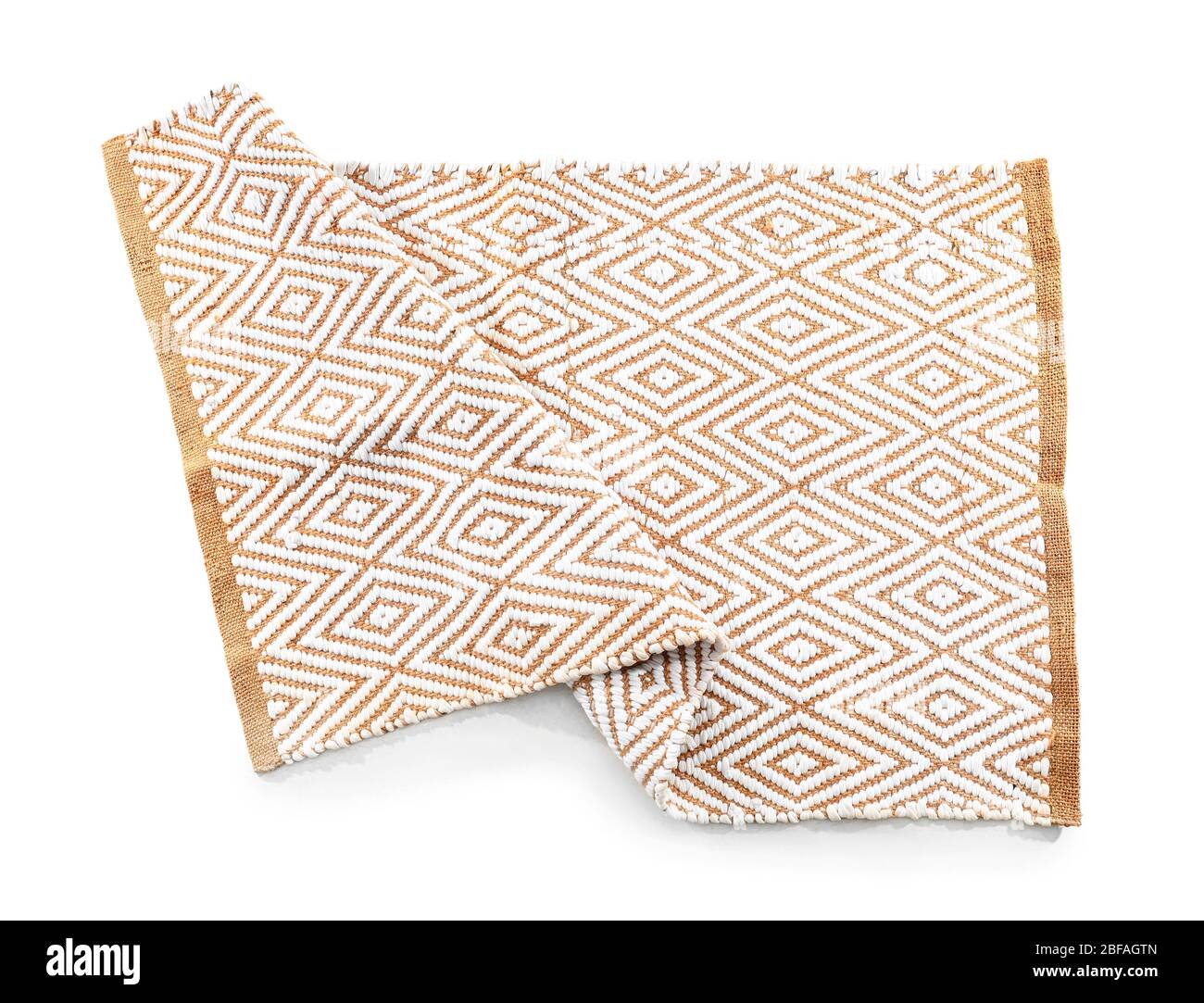 Clean carpet on white background Stock Photo - Alamy