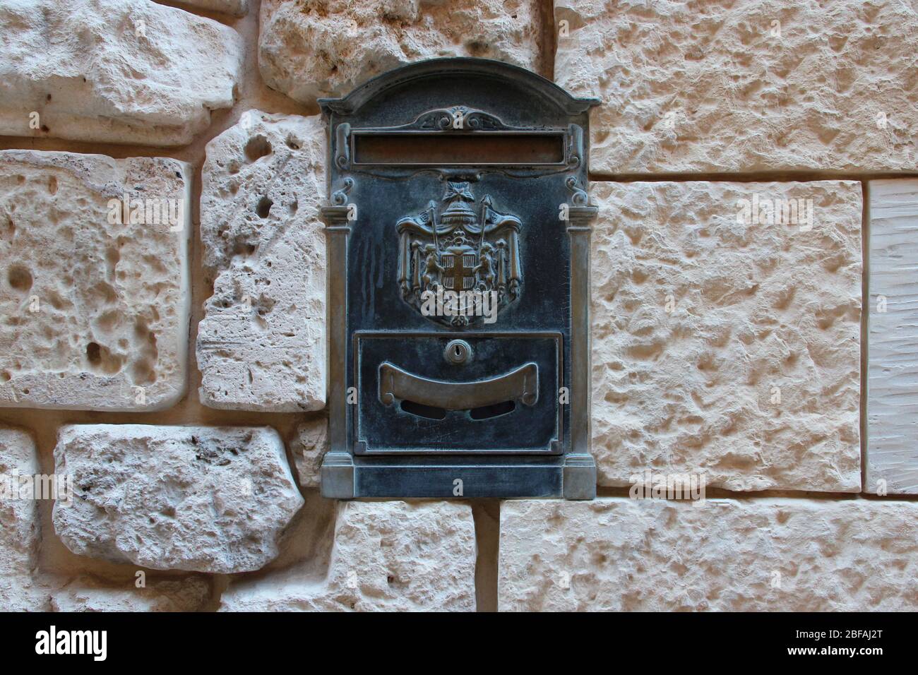 mailbox in mdina in malta Stock Photo - Alamy