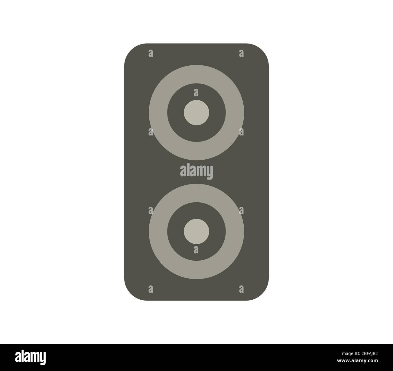 woofer icon illustrated in vector on white background Stock Vector ...