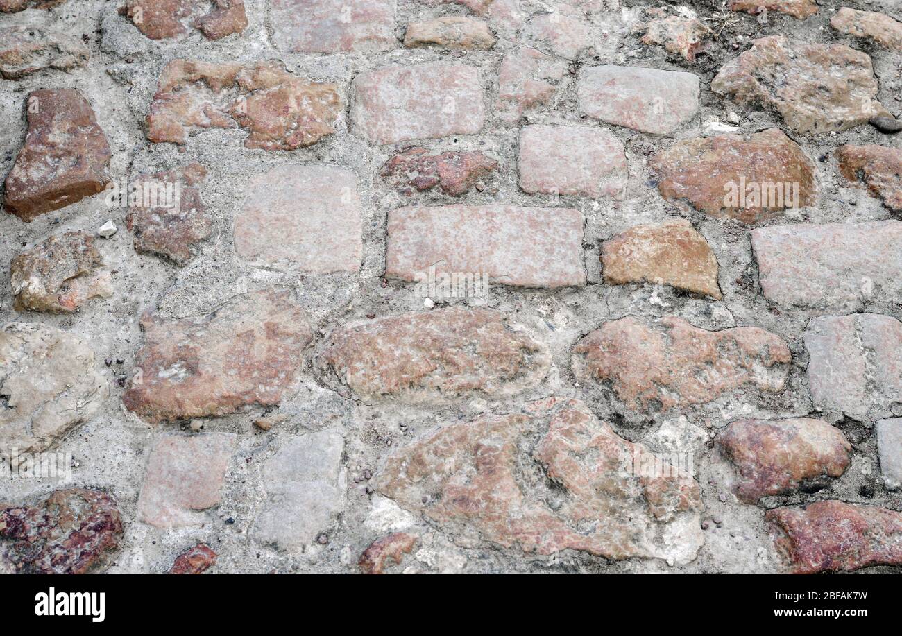 old stone street detail Stock Photo - Alamy