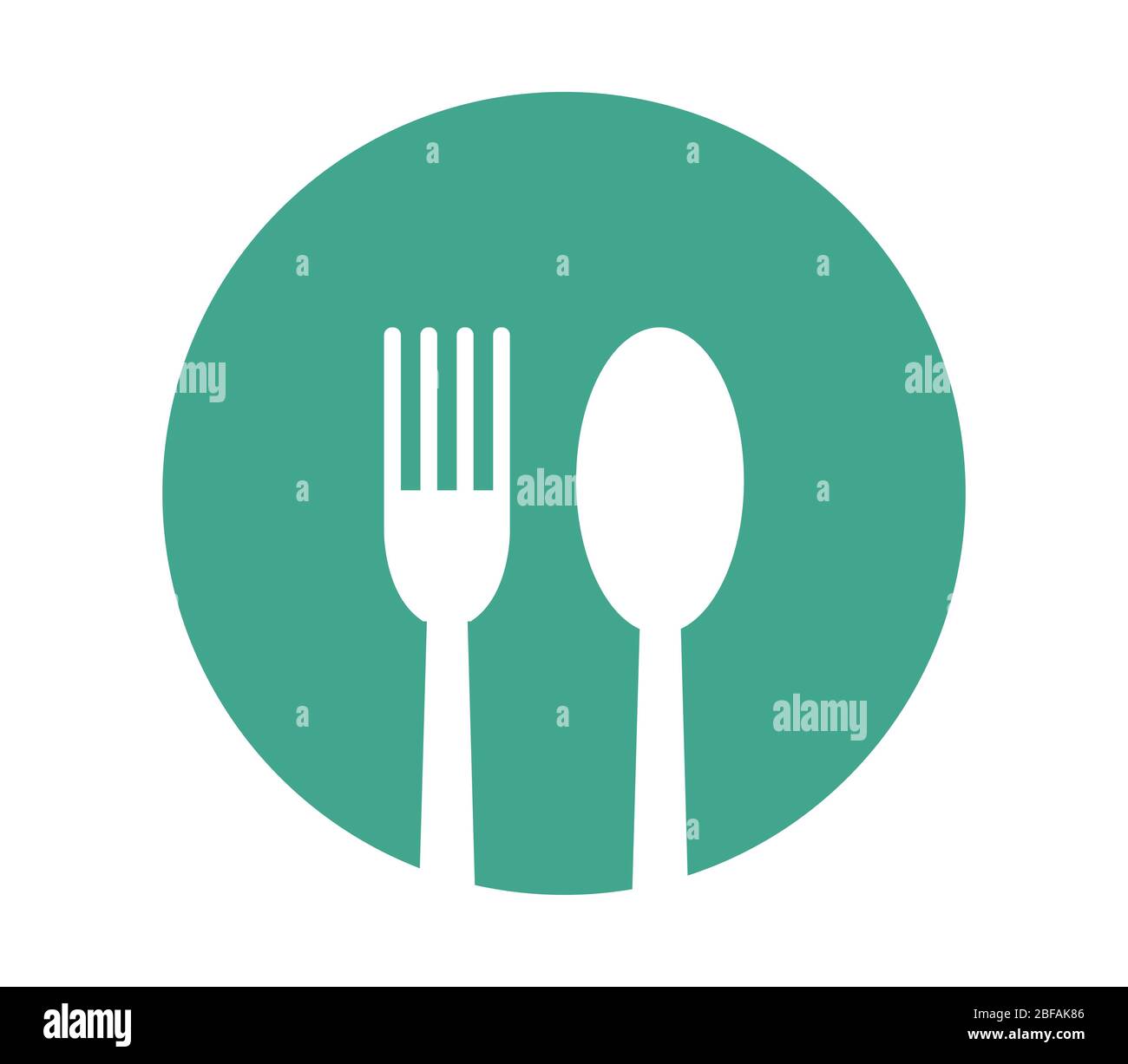 cutlery icon illustrated in vector on white background Stock Vector ...