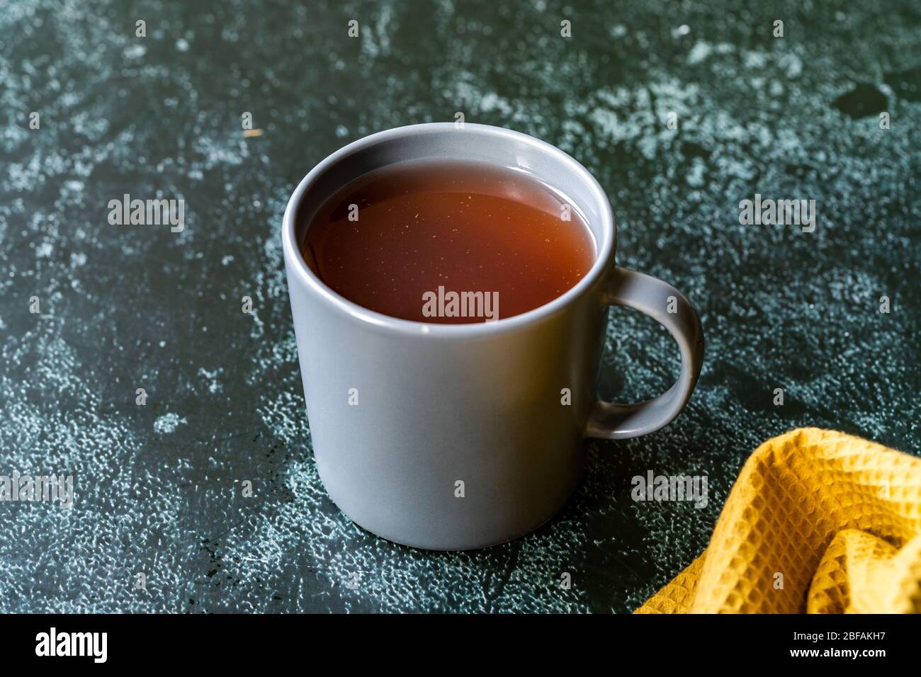 Sumac water or tea and dried ground red Sumac spices with cloves in ...