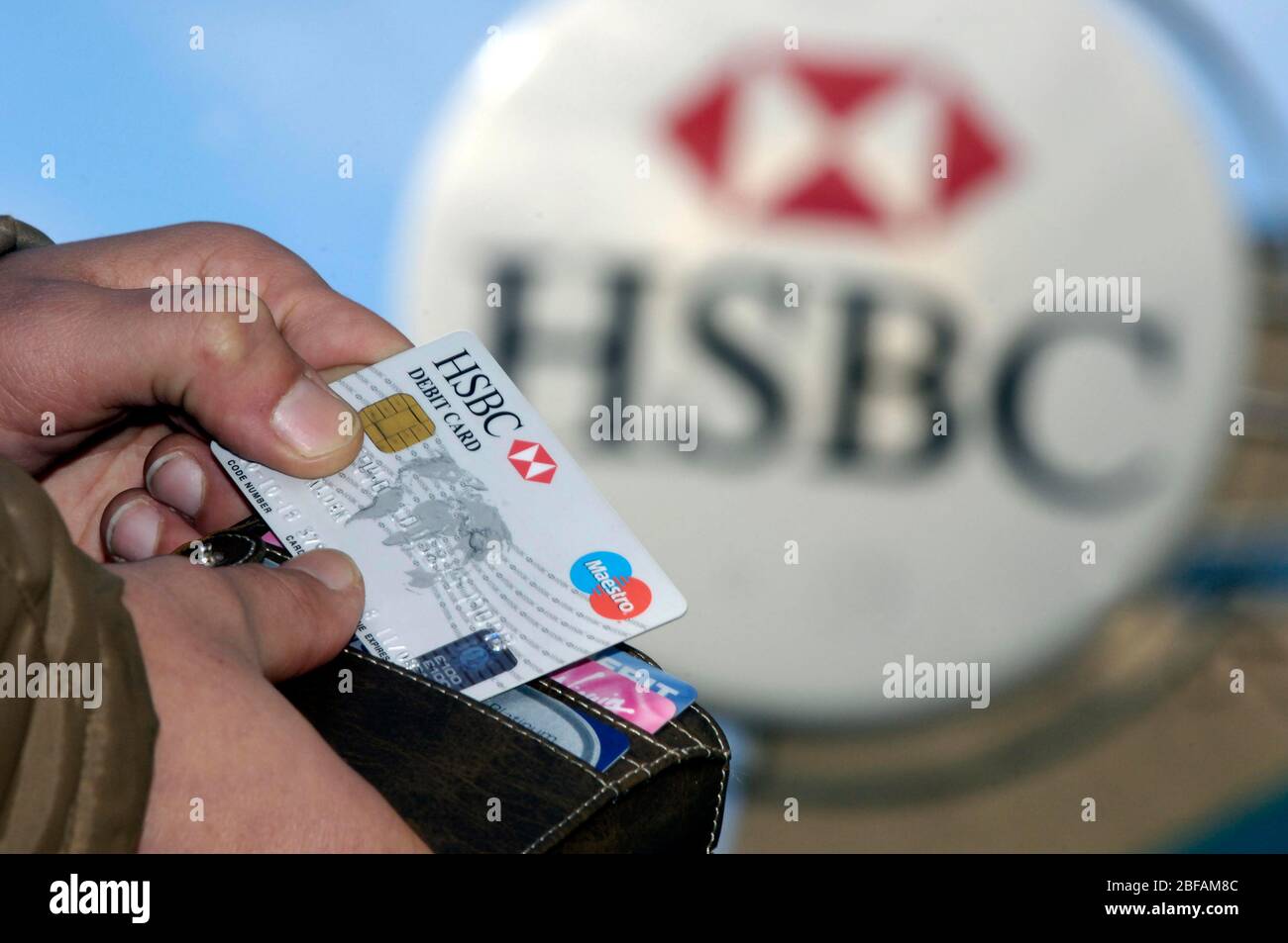 Illustrative image of HSBC Bank Stock Photo - Alamy