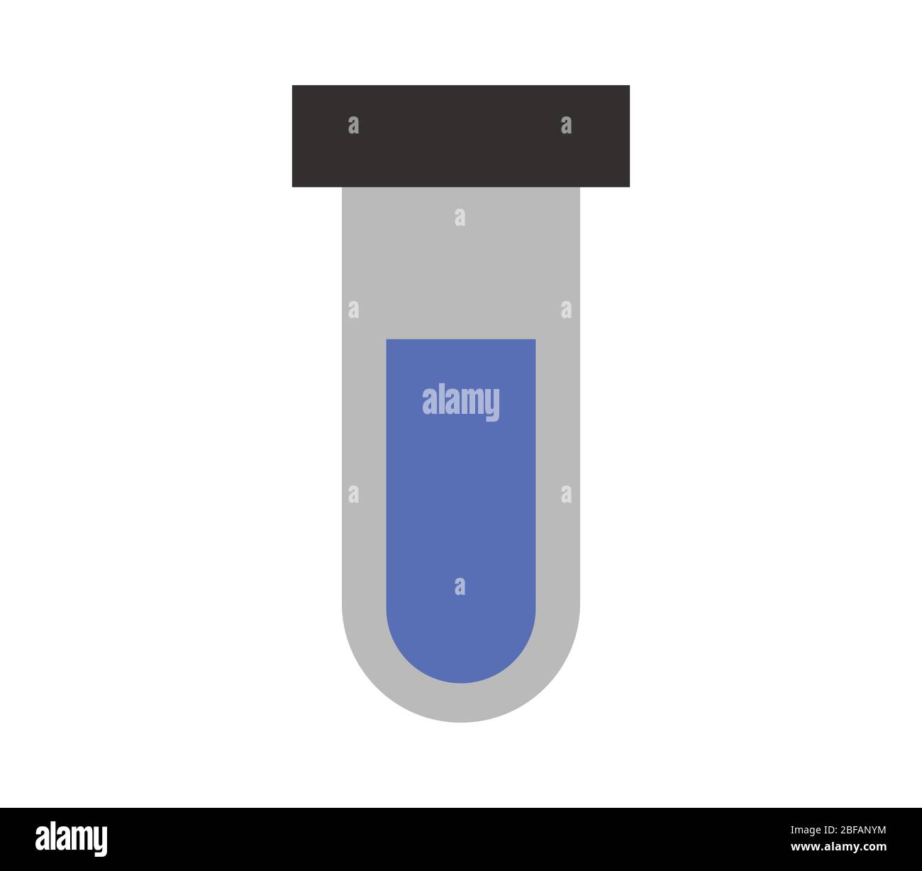 test tube icon illustrated in vector on white background Stock Vector ...