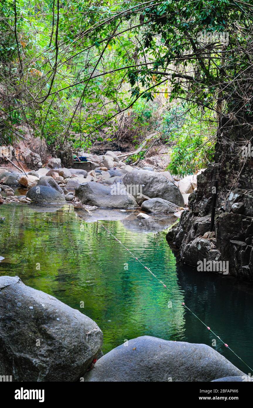 Namtok Phlio National Park Waterfall in Thailand Stock Photo - Alamy