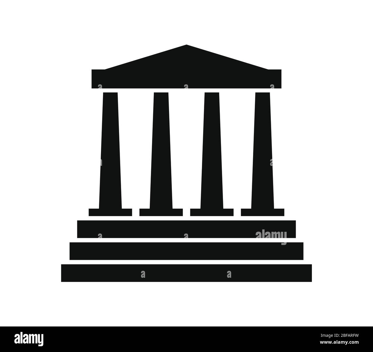 temple icon illustrated in vector on white background Stock Vector ...