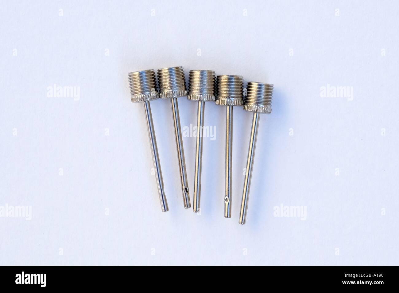 Inflating ball. A special metal needle for the pump, a needle for any ...