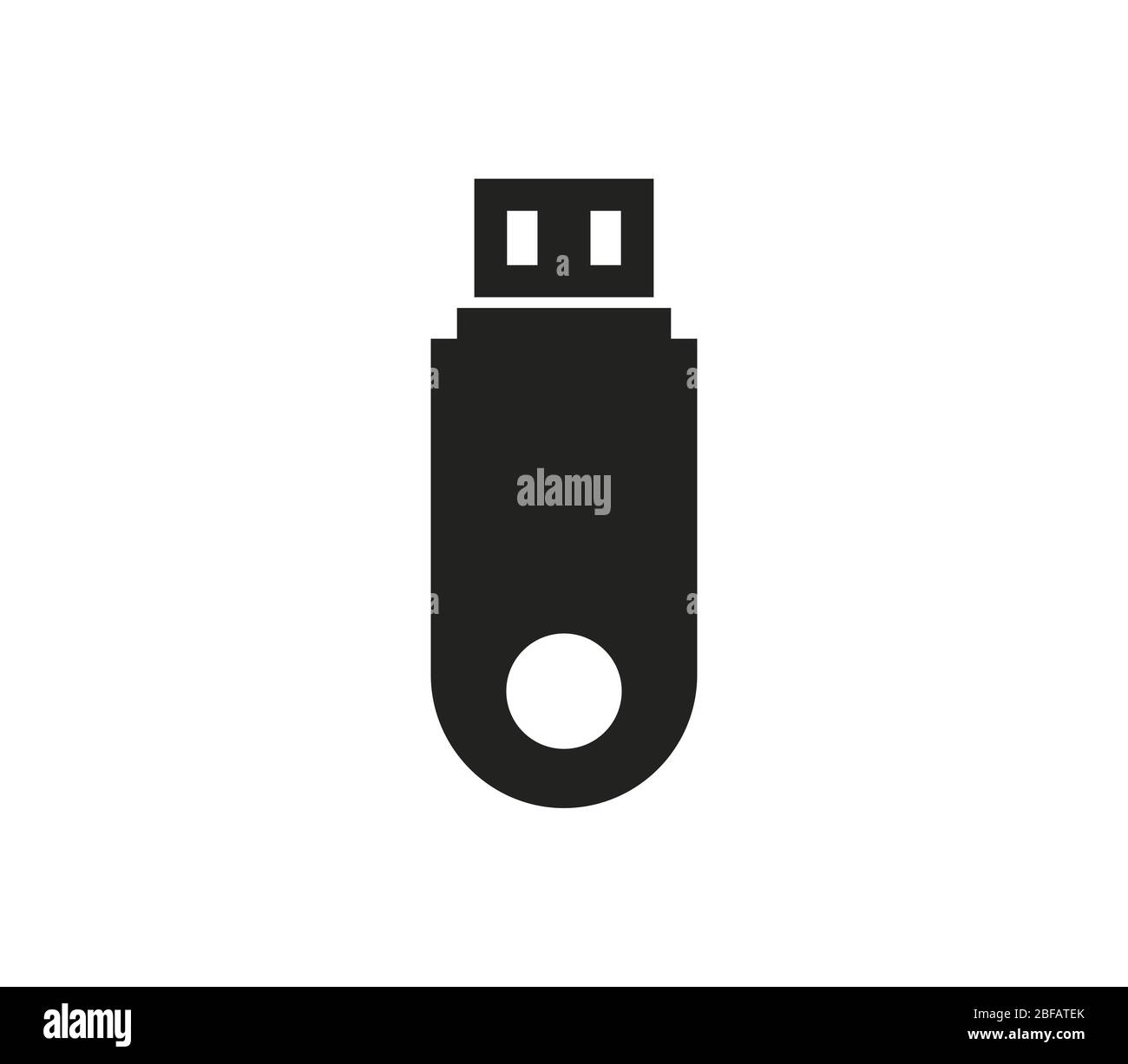 usb icon illustrated in vector on white background Stock Vector Image ...