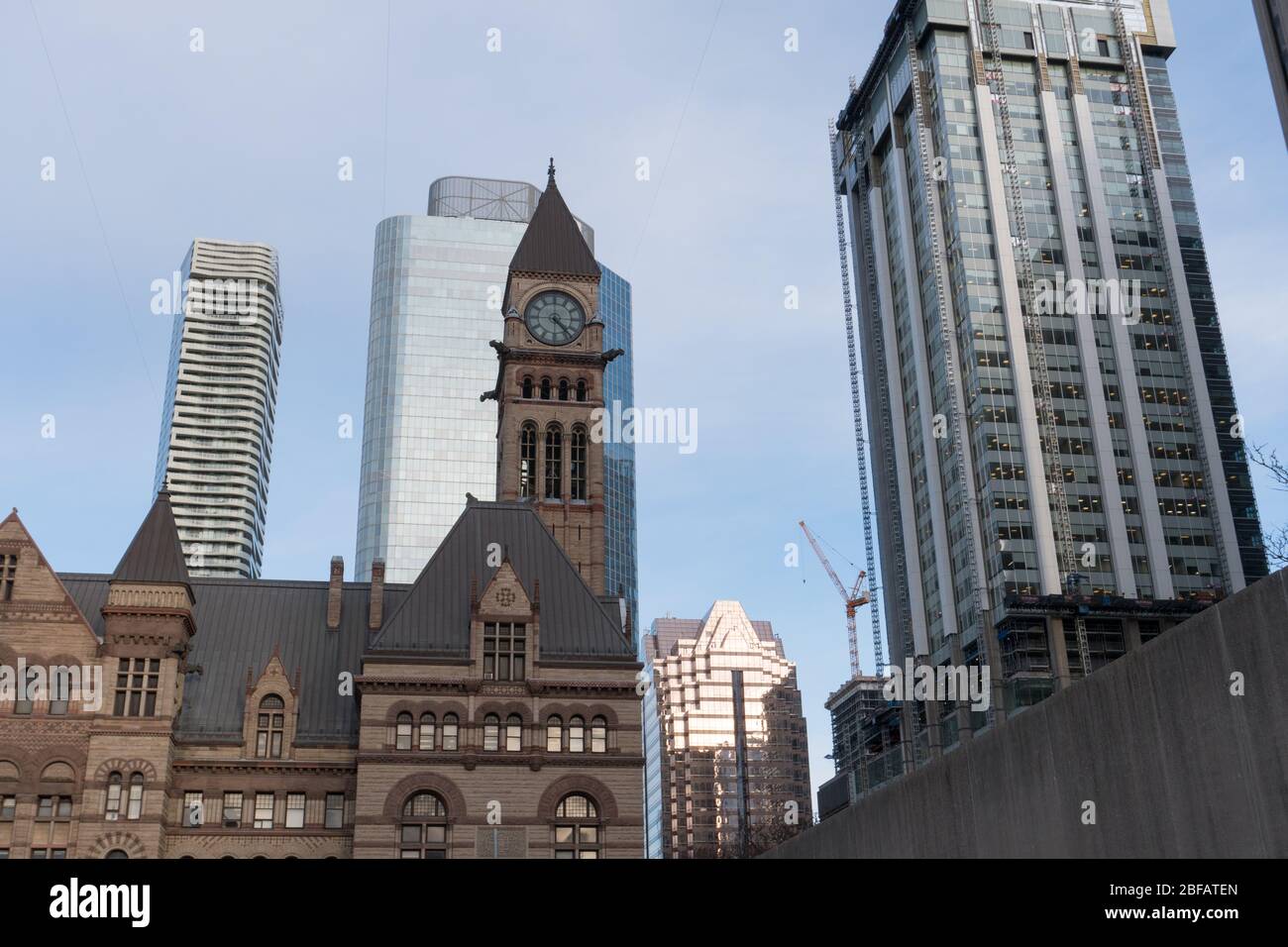 Toronto, Canada - Circa 2020: Day time exterior establishing shot of ...