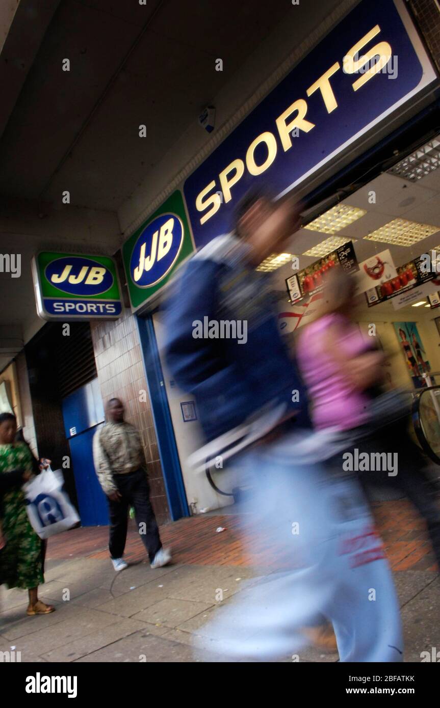 Exterior High Street Sports Retailer High Resolution Stock Photography ...