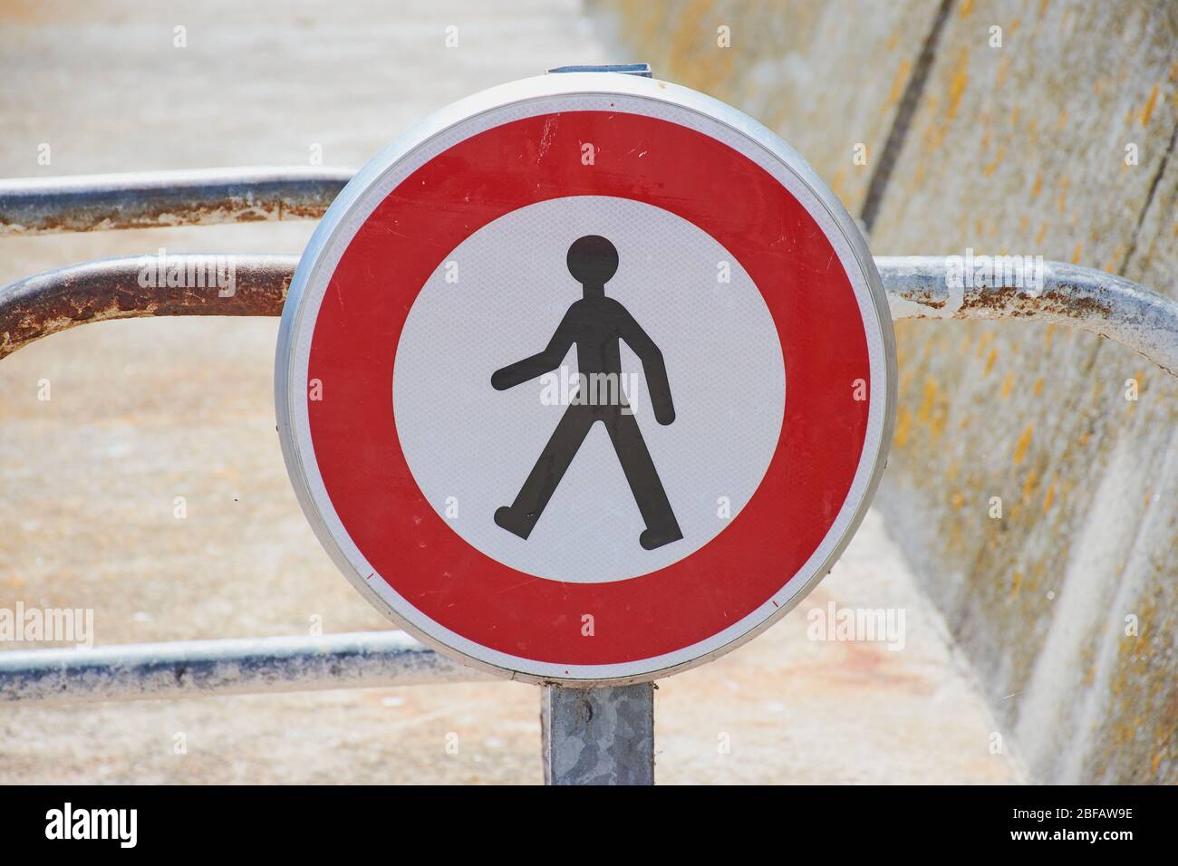 Red international prohibition sign hi-res stock photography and images ...