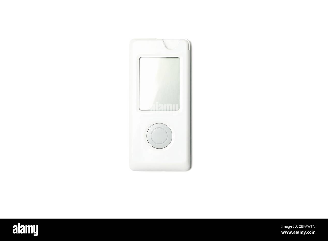 Blood glucose meter isolated on white background Stock Photo - Alamy