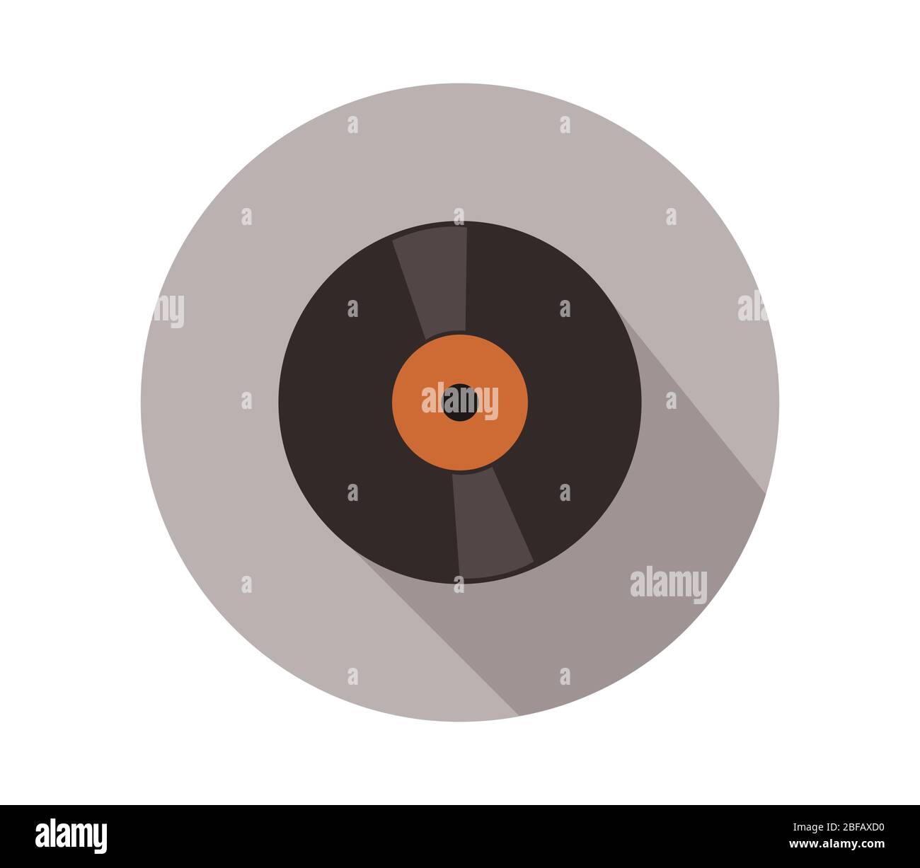 vinyl disc icon illustrated in vector on white background Stock Vector ...