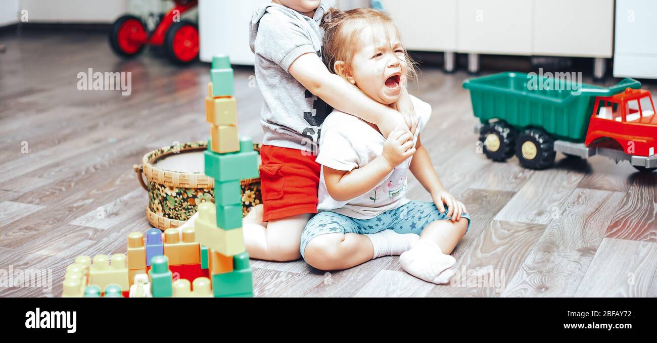 Two toys argue hi-res stock photography and images - Alamy