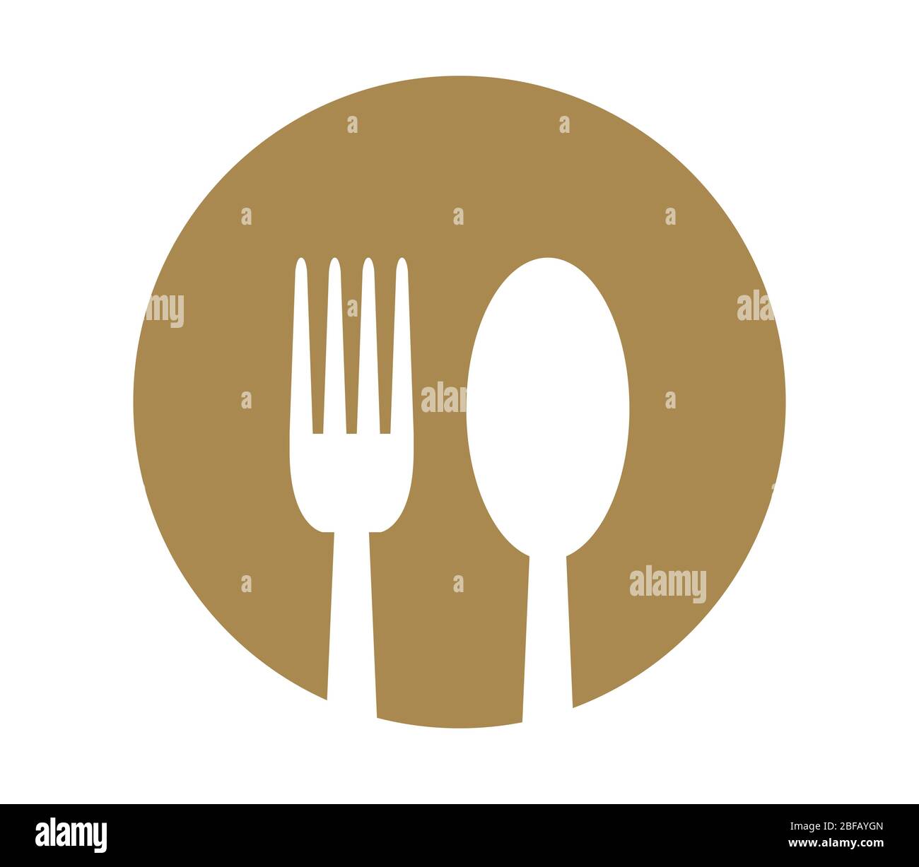cutlery icon illustrated in vector on white background Stock Vector Image & Art - Alamy