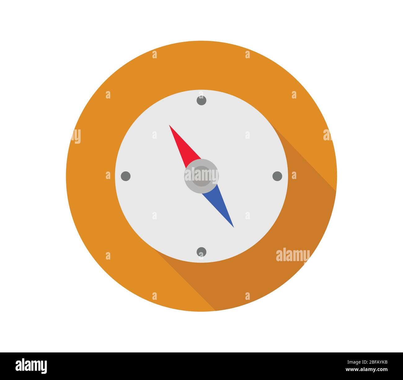 compass icon illustrated in vector on white background Stock Vector ...