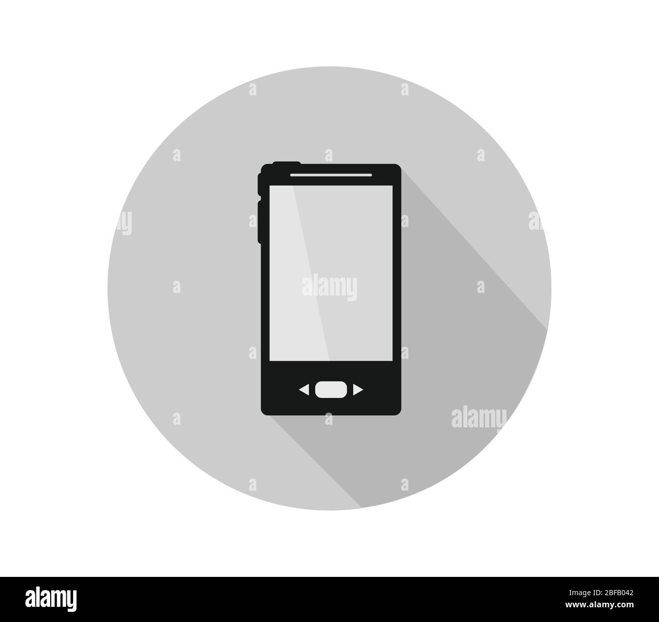 smarthphone icon illustrated in vector on white background Stock Vector ...