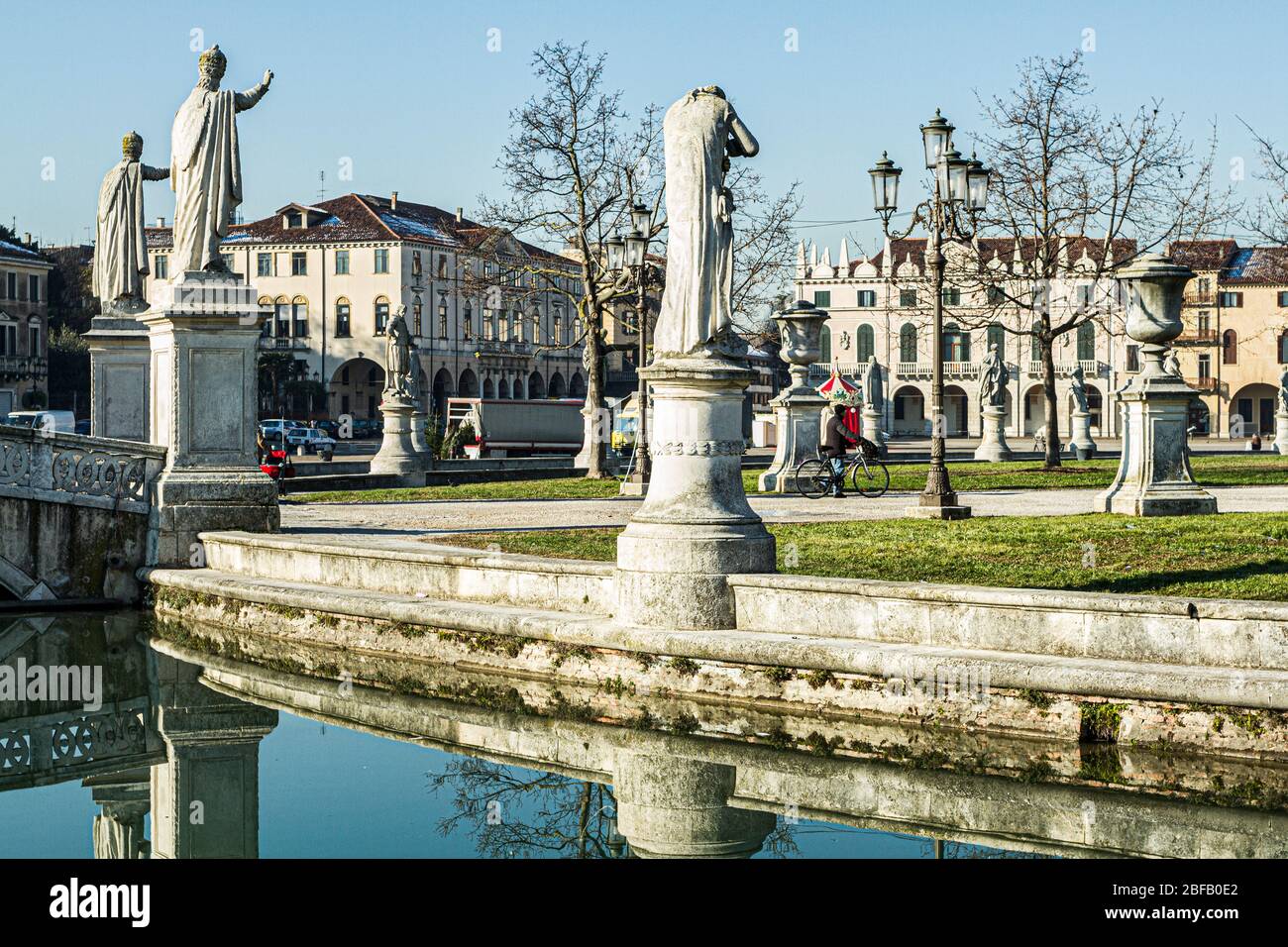 Prato della Valle, the largest square in Italy. Padua, Province of ...