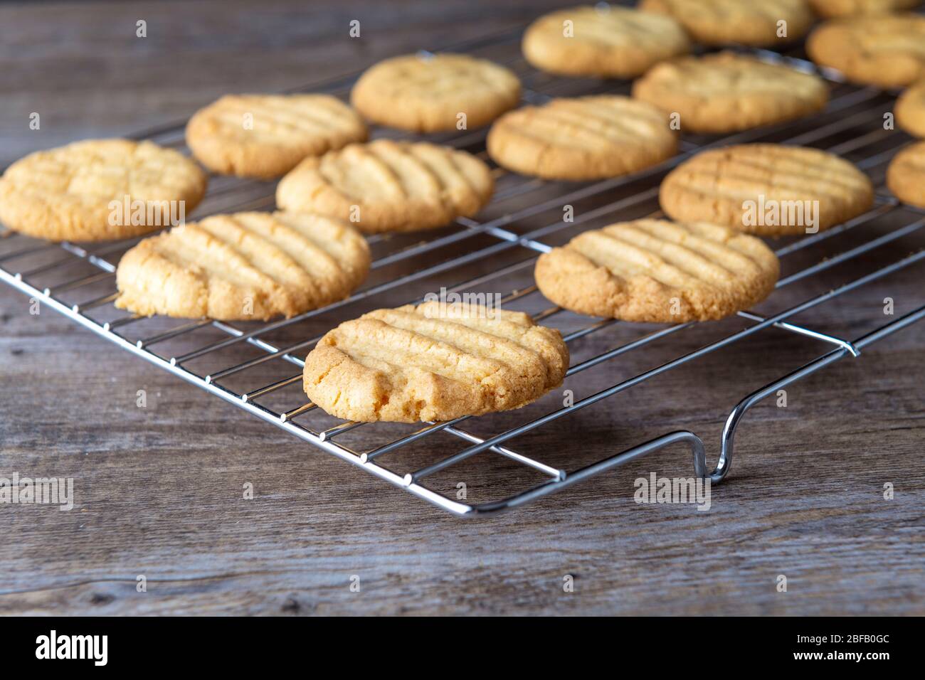 Homemade biscuits fresh out of the oven Stock Photo - Alamy