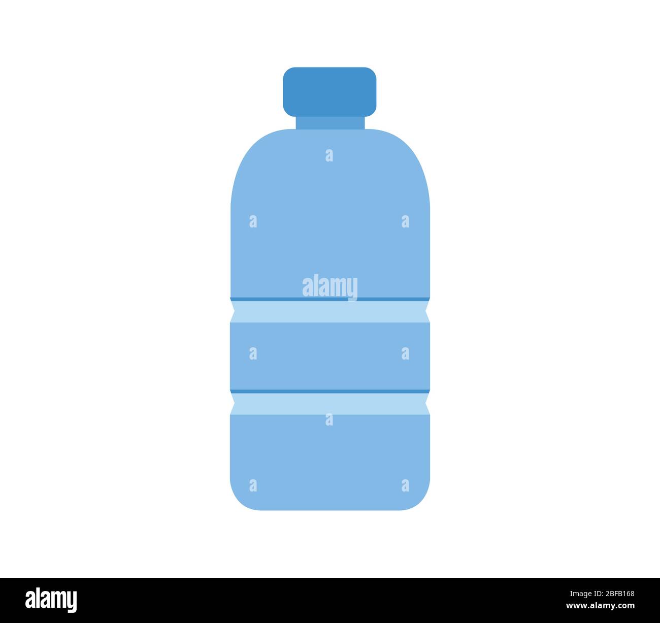 water bottle icon illustrated in vector on white background Stock ...