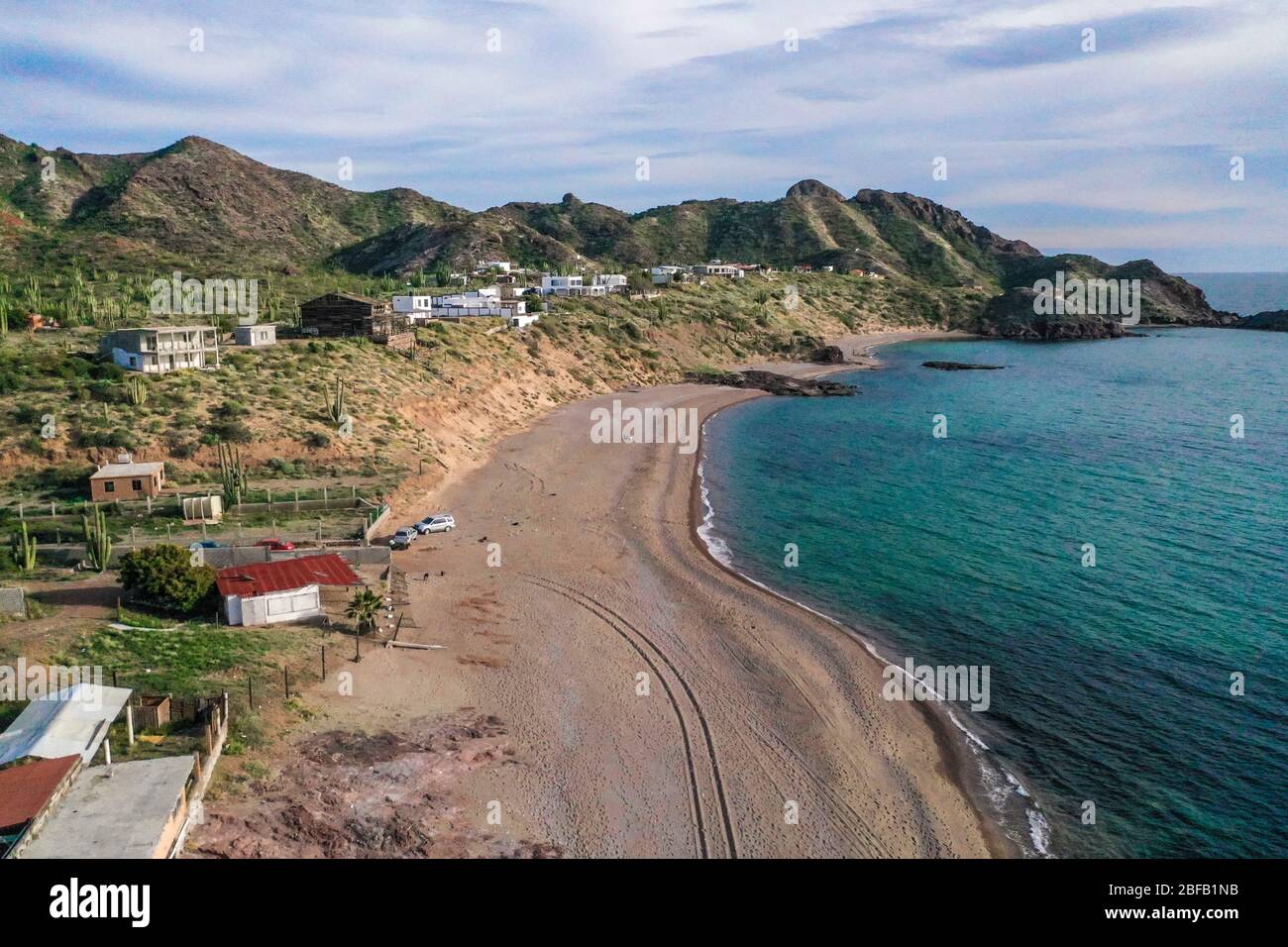 El Colorado beach in Sonora Mexico. gulf of california, pacific ocean ...