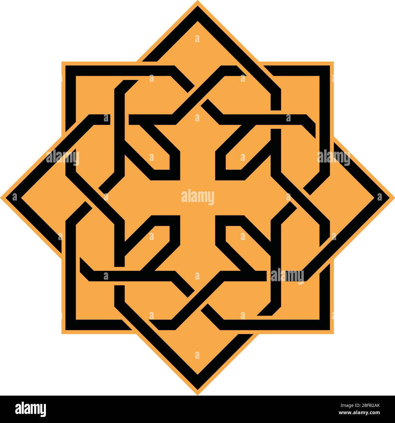 Coptic Horned cross design decorative,arabisc and pattern , High ...