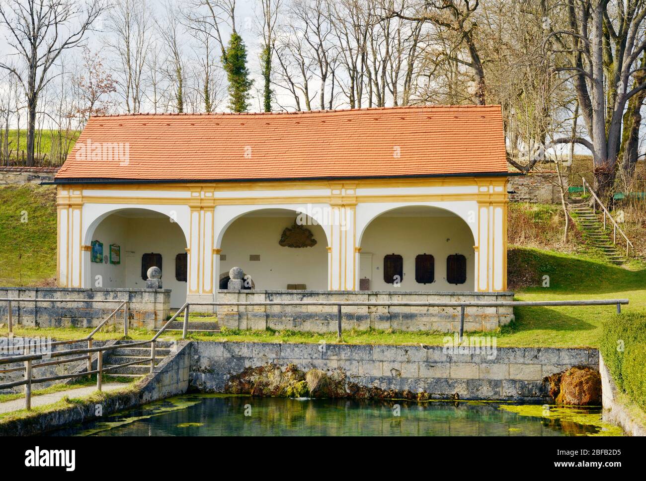 Medieval fish pond hi-res stock photography and images - Alamy