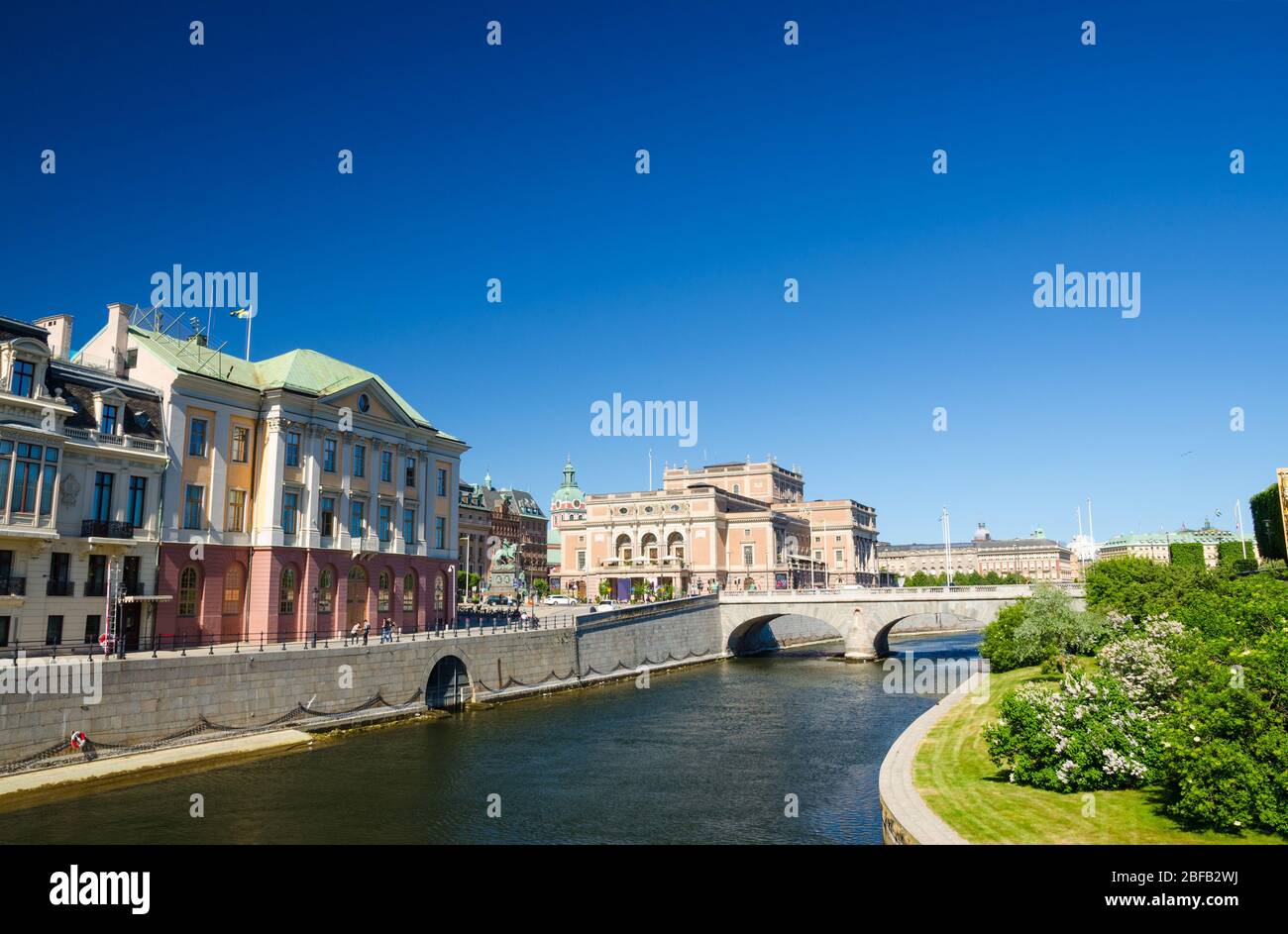 Sweden, Stockholm, May 31, 2018: Royal Swedish Opera house Kungliga ...