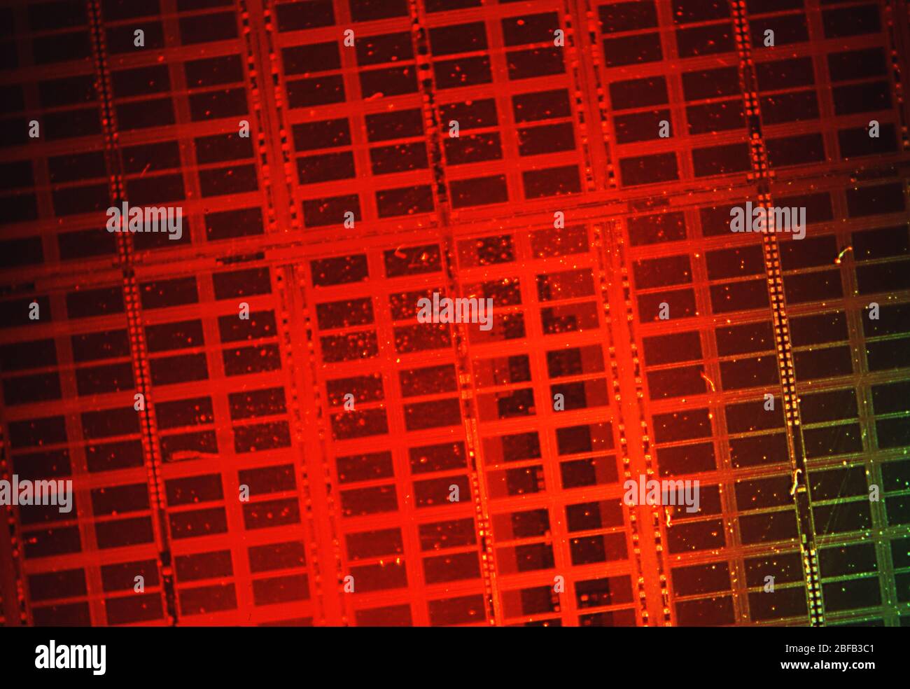 Circuit board microchips under microscope hi-res stock photography and ...