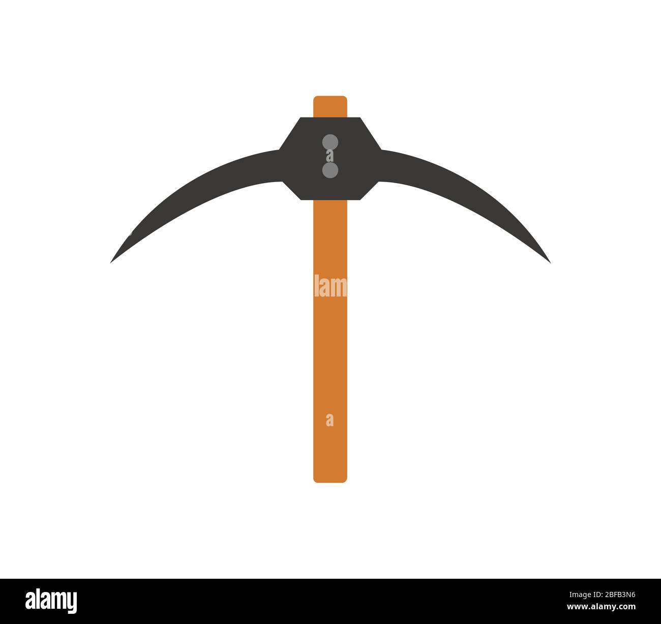 pickaxe icon illustrated in vector on white background Stock Vector ...