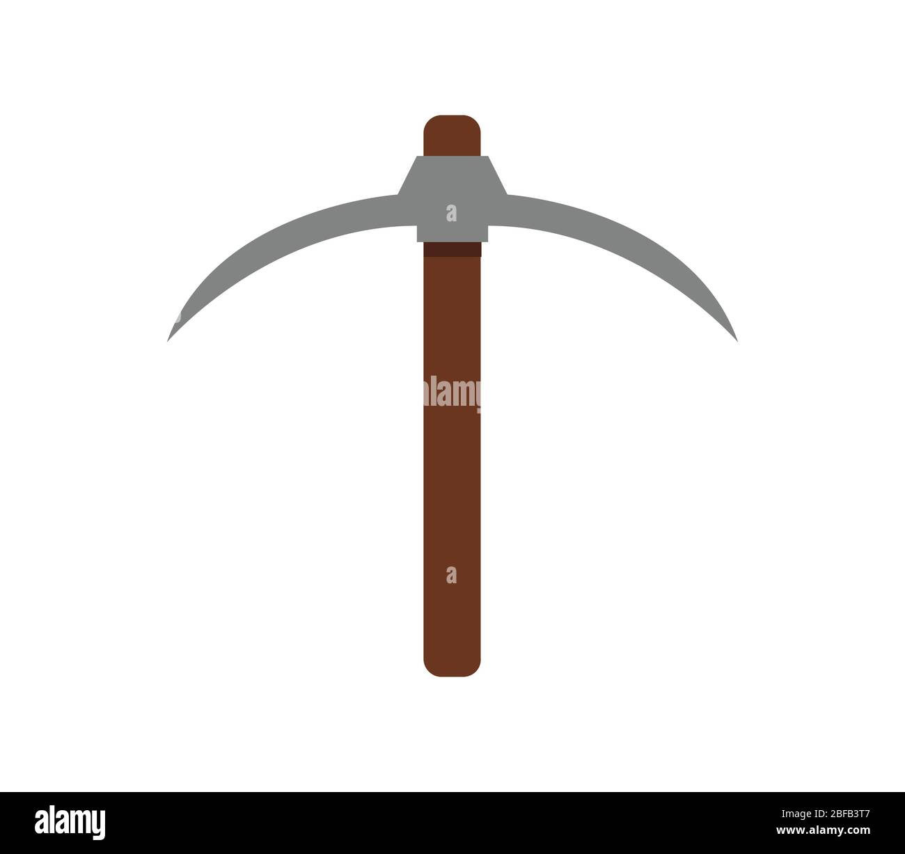 pickaxe icon illustrated in vector on white background Stock Vector ...