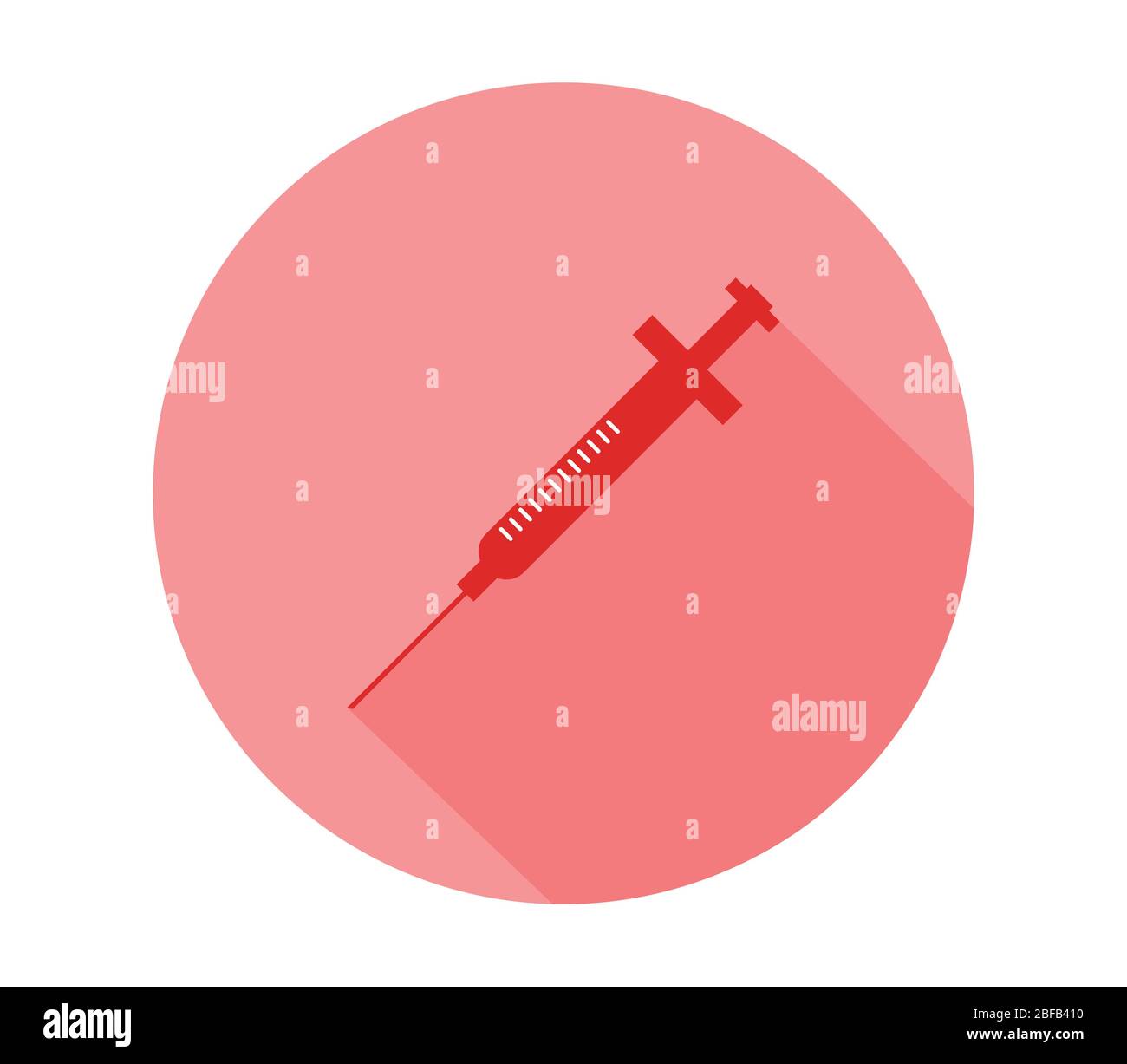 syringe icon illustrated in vector on white background Stock Vector ...