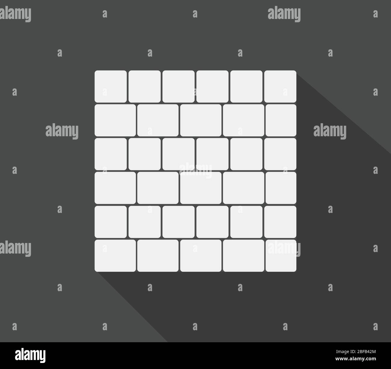 Wall icon illustrated in hi-res stock photography and images - Alamy